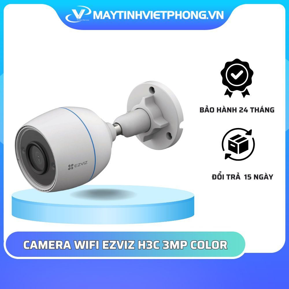 [FULL Vat] EZVIZ CS-H3C 3MP COLOR WIFI CAMERA (COLOR + With MIC ...