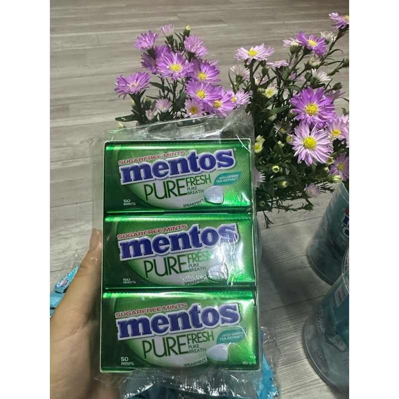Mentos Mint Sugar-Free Lozenges 50 Tablets - combo of 6 tubes (Pure ...
