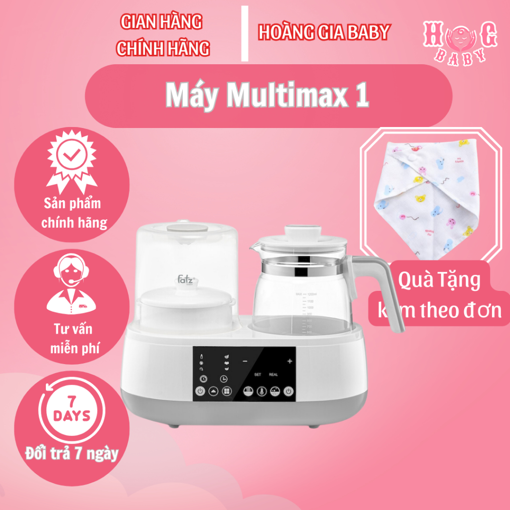 Fatzbaby Multimax 1 Warm milk, Disinfect, Slow stew, Cook porridge ...