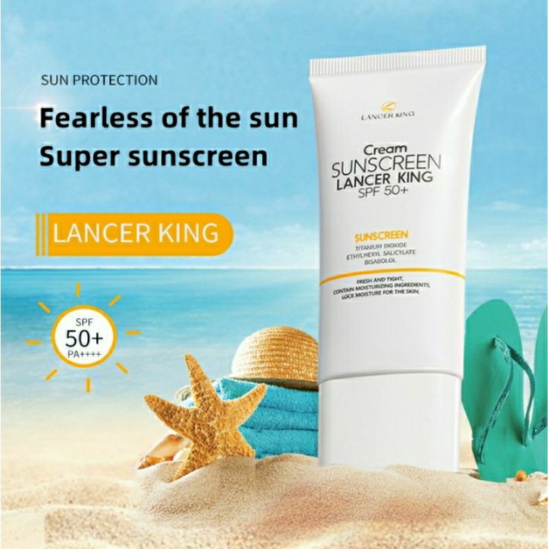 Sunscreen LANCER KING SPF50 + SUNSCREEN Protects The Skin, Against ...