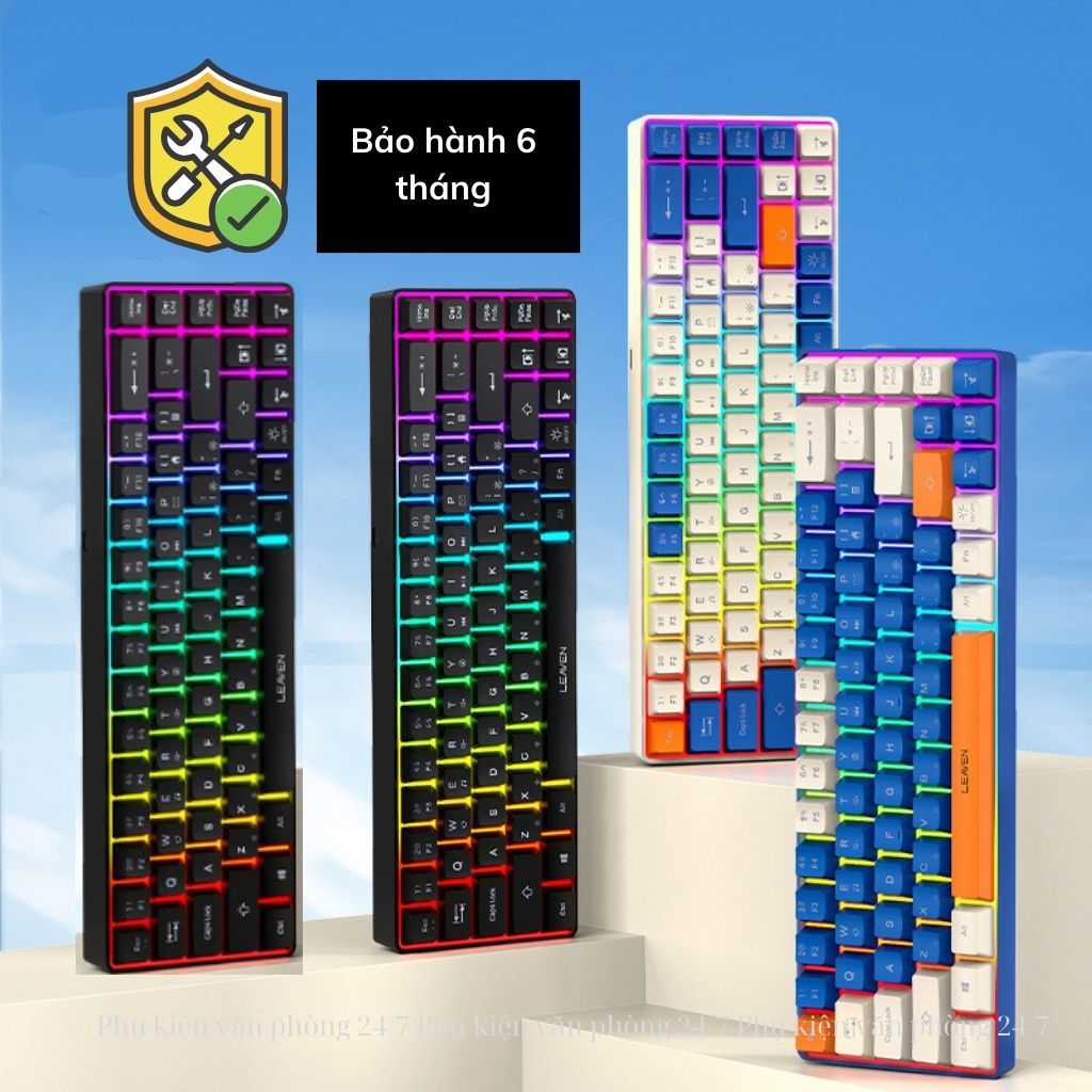 Mechanical Keyboard K680 From LEAVEN House, layout 68, 12 RGB led ...