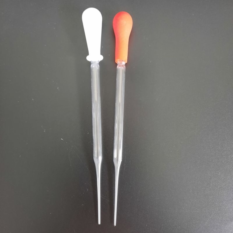Glass pasteur pipette, glass dropper (pipet + rubber/silicone bulb ...