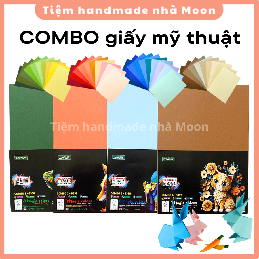 Handmade card making cardboard, Zentino A4 120gsm art paper, colored ...