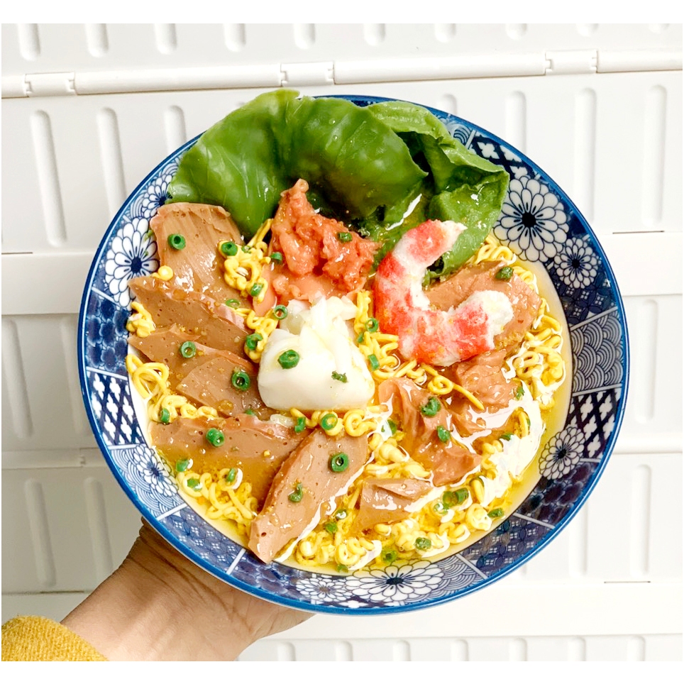 Fake instant noodle bowl, model noodle bowl, fake instant noodle ...