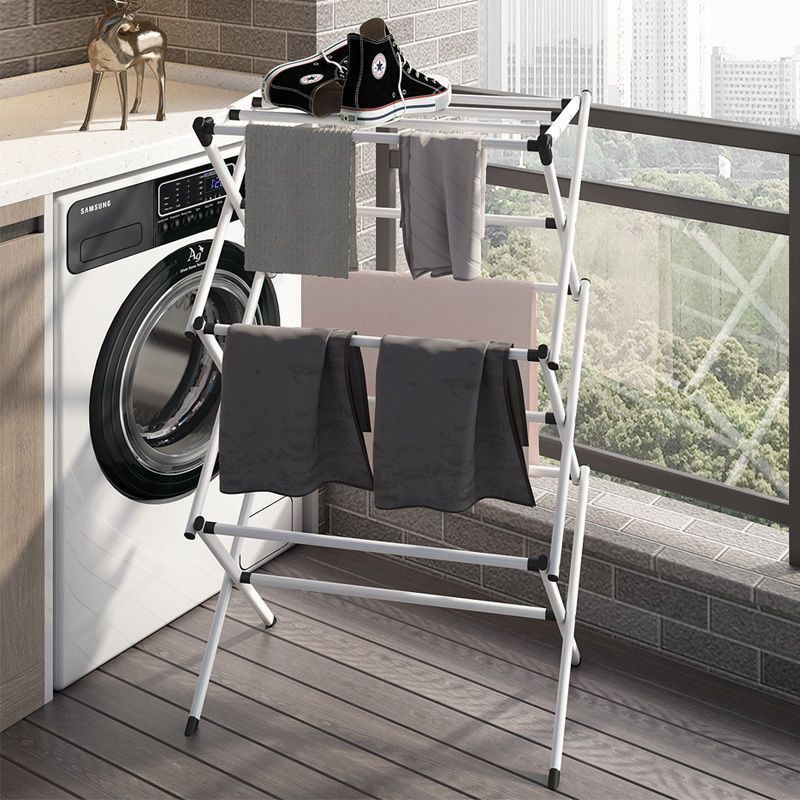 Folding drying rack Multi-layer drying rack without installation Indoor ...