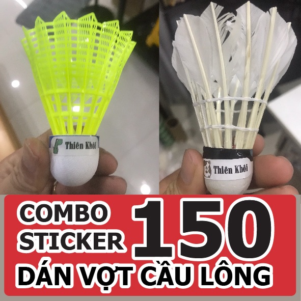 Sticker for badminton rackets, badminton balls, protects against losing ...