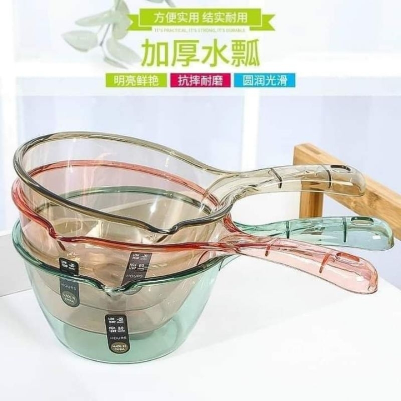 Thick and durable transparent water ladle | Shopee Singapore