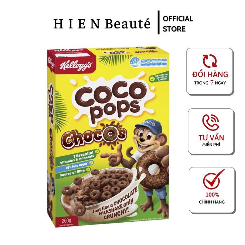 Coco Pops Chocos 7 Essential Vitamin Cereal & Minerals 260g | Shopee ...