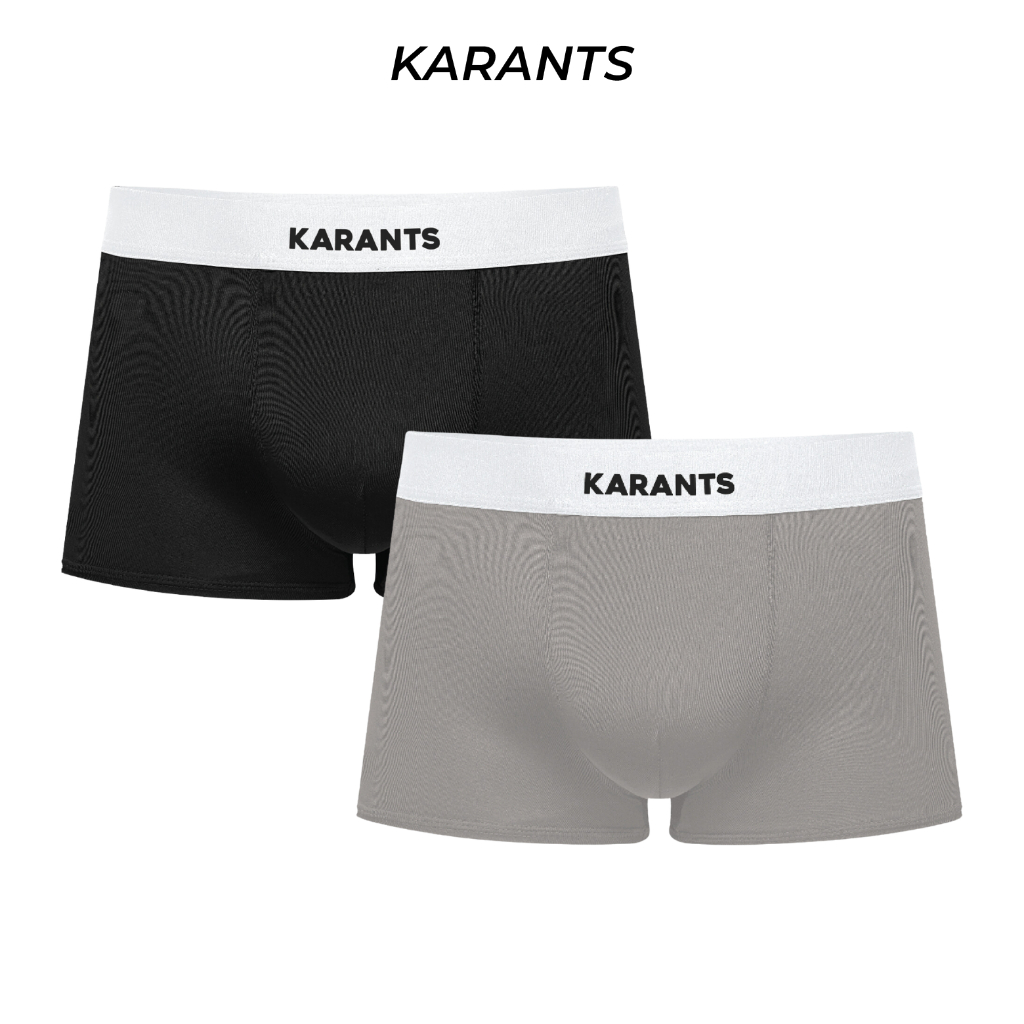 Karants Antibacterial Bamboo Trunk Men's Underwear- PK04 | Shopee Singapore