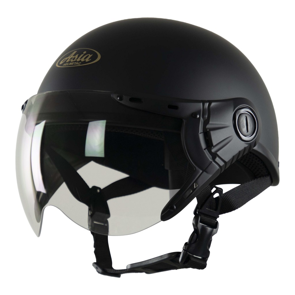 Half Helmet With Asia MT Helmet With Genuine Glasses Simple Compact ...