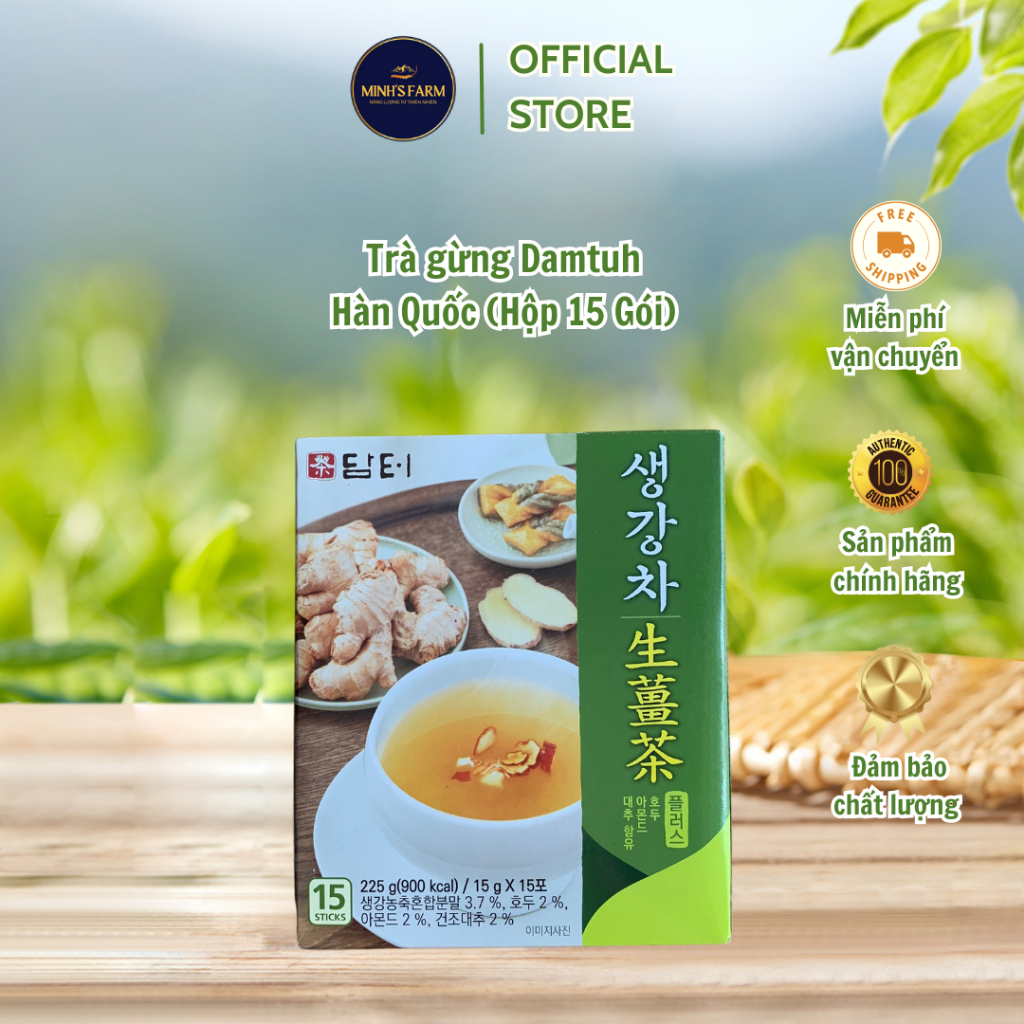 Korean Damtuh Ginger Tea (Box of 15 Packs) | Shopee Singapore