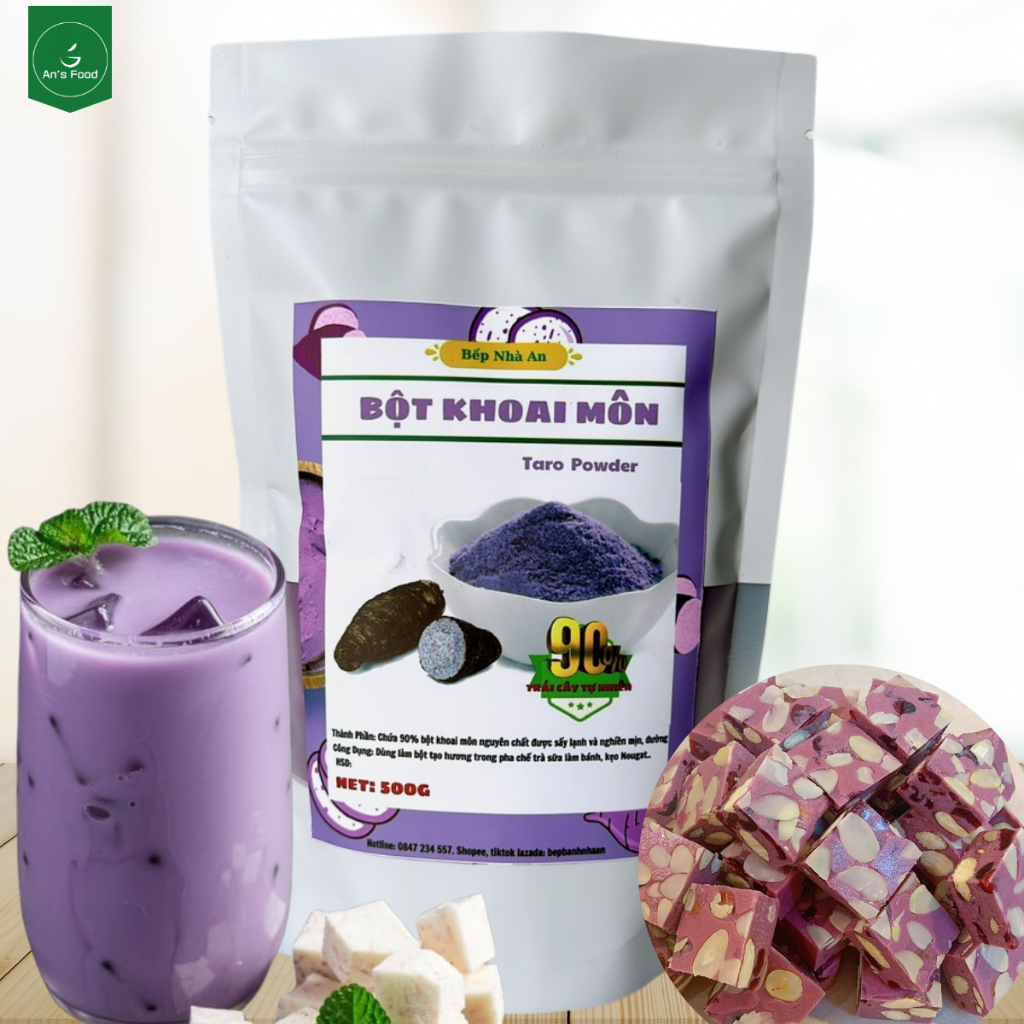 Pure Taro Powder for Nougat Candy, Milk Tea - 500g | Shopee Singapore