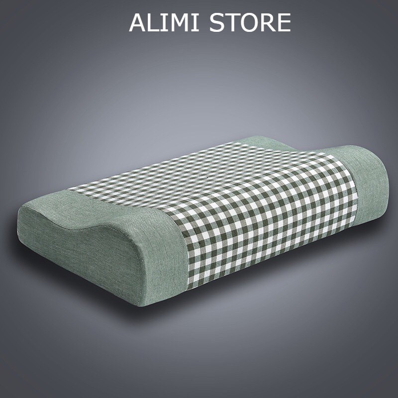 Elastic latex pillow Family sleeping pillow to prevent neck and ...