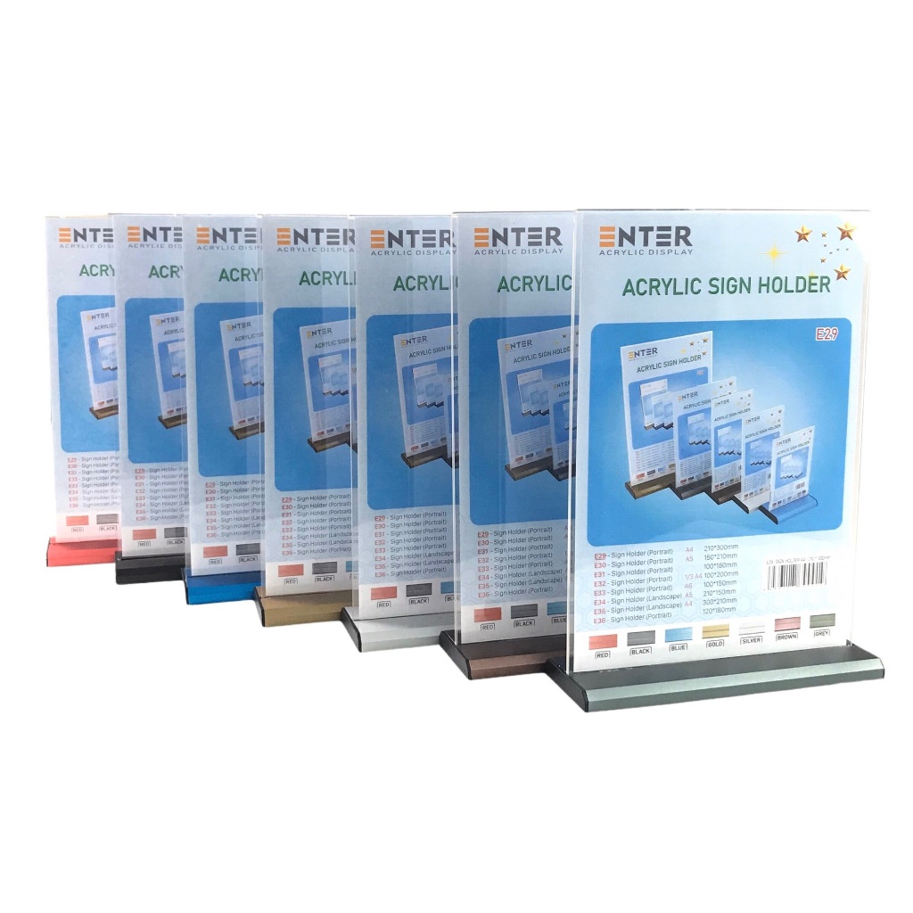 Restaurant menu shelf, tabletop mica Standee, QR Code scanning board ...