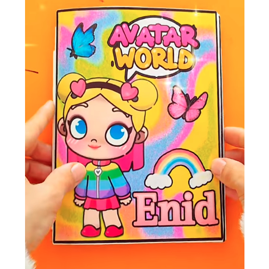 Paper Doll Small House Of Wolf enid-avatar world enid | Shopee Singapore