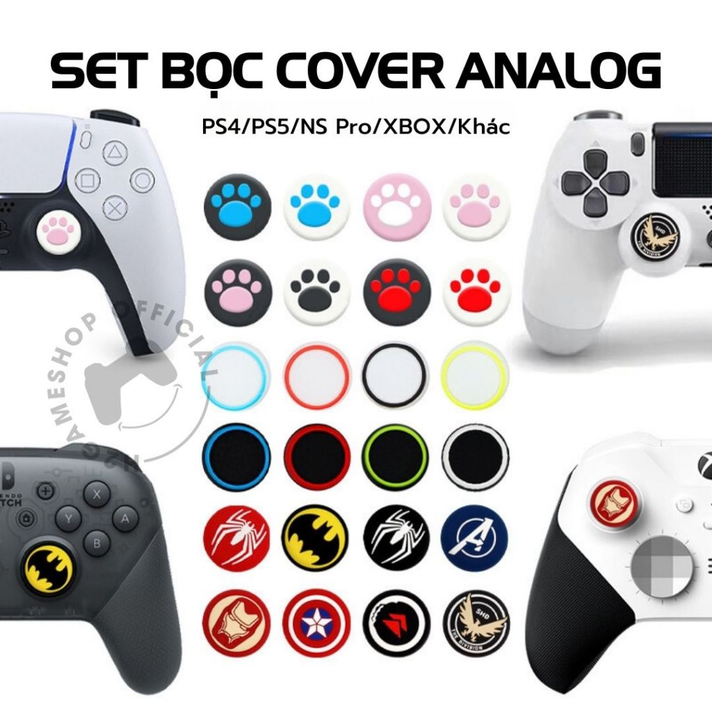 Analog game controller cover made of high quality material protects PS4 ...