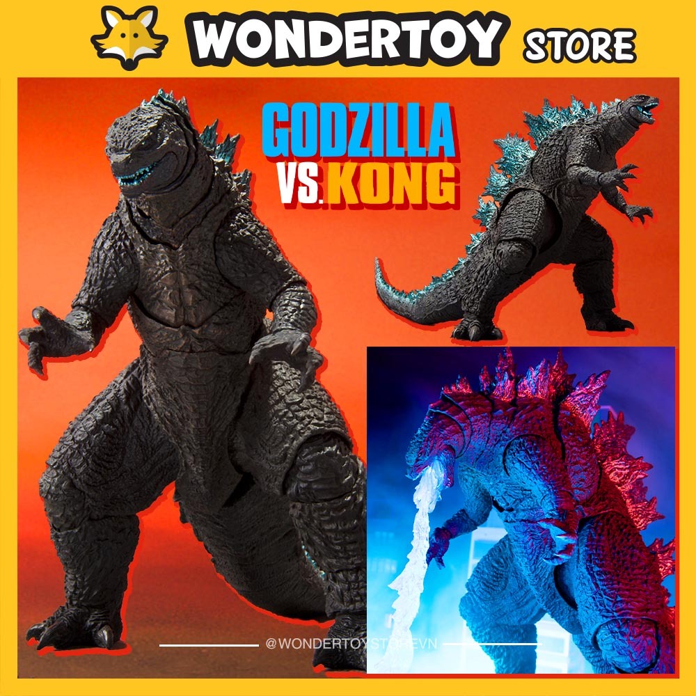 Shm GODZILLA from GODZILLA vs KONG 2021 Action Figure 16cm - S.H ...