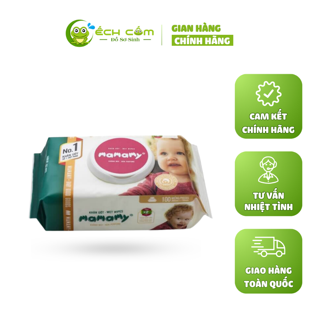 Mamamy Tropical wet wipes 100 sheets unscented to prevent diaper rash ...