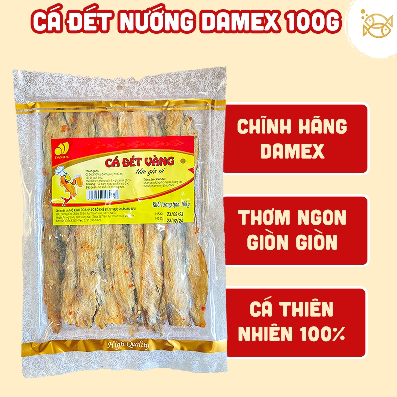 Grilled Dried Fish Marinated with Damex Spices 100g Delicious, fragrant ...