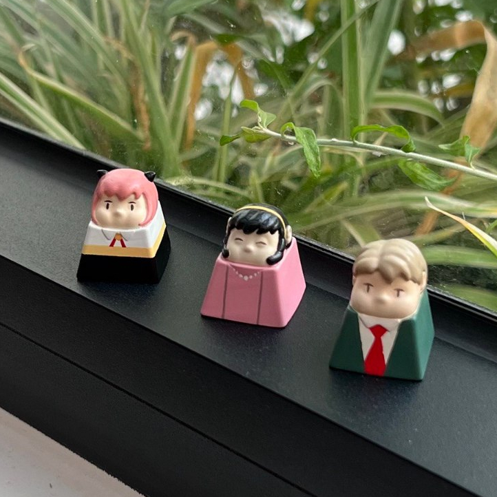 [Keycap] Spy x FAMILY Anime - Forger FAMILY - Anya, Loid, Yor - Custom ...