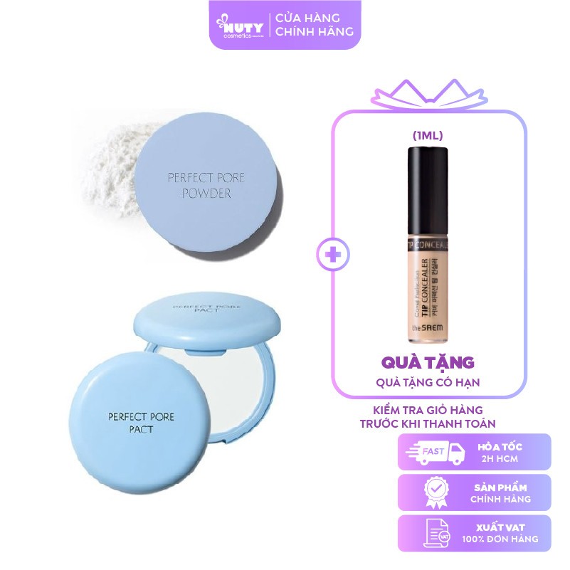 Saemmul Perfect Pore Light Thin Oil Alkaline The Saem Powder (5g, 12g ...