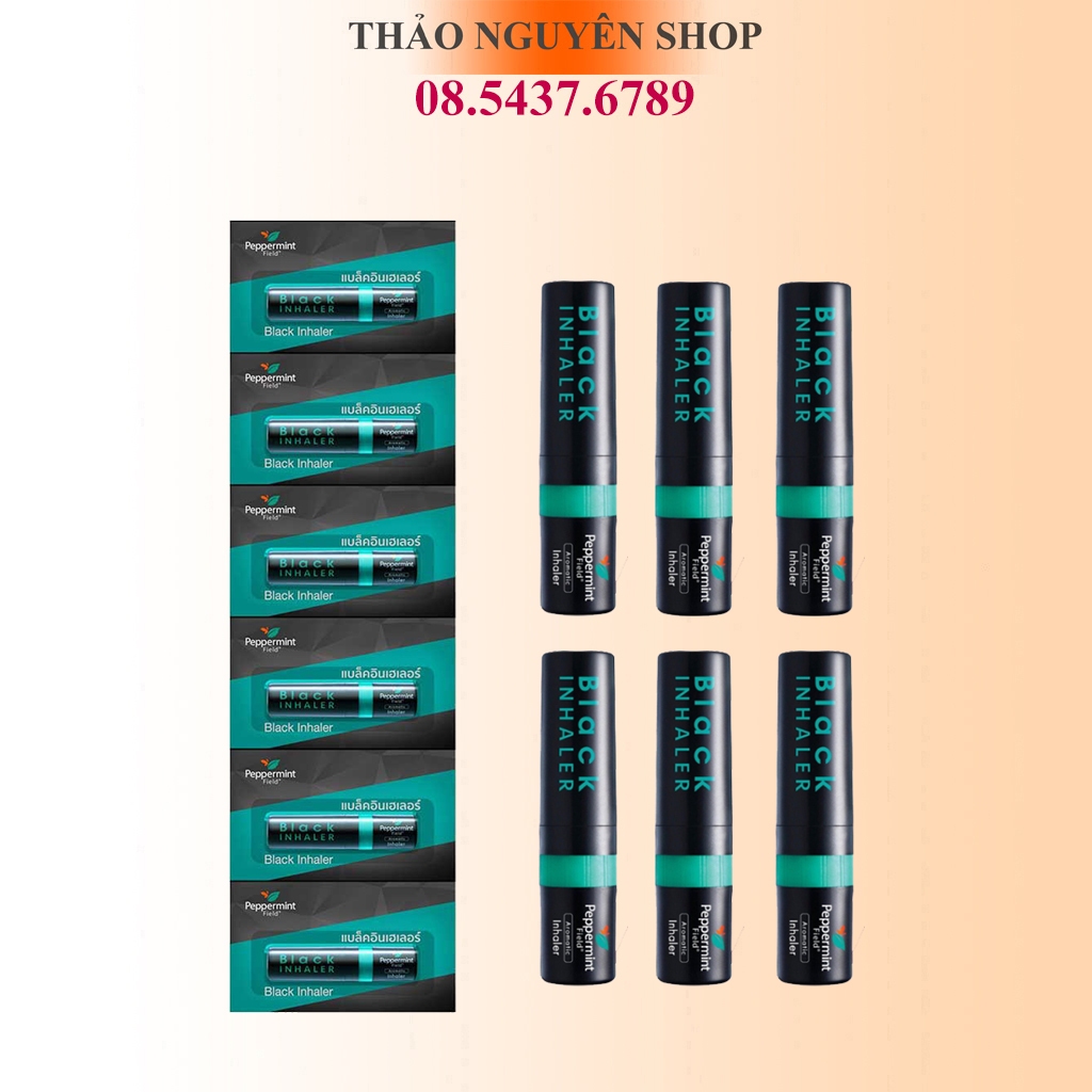 [COMBO 6 Tubes] Black Inhaler Nose Inhaler Special Edition, Pepper Mint ...