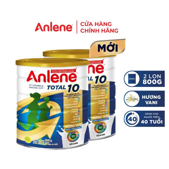 Date 2025- Combo of 2 Anlene TOTAL 10 nutritional supplement milk ...