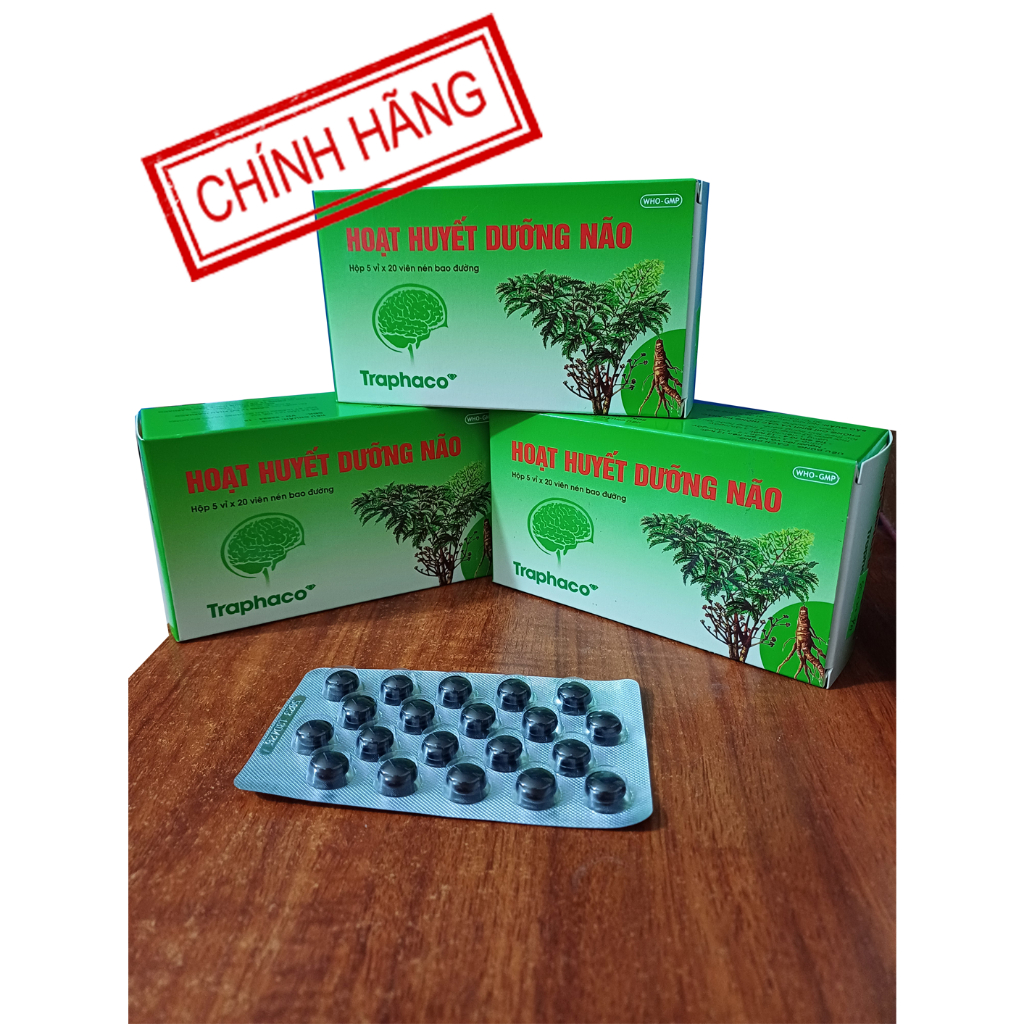 5 Box Of Traphaco Brain Nutrition Active Blood - Sugar Tablets | Shopee ...