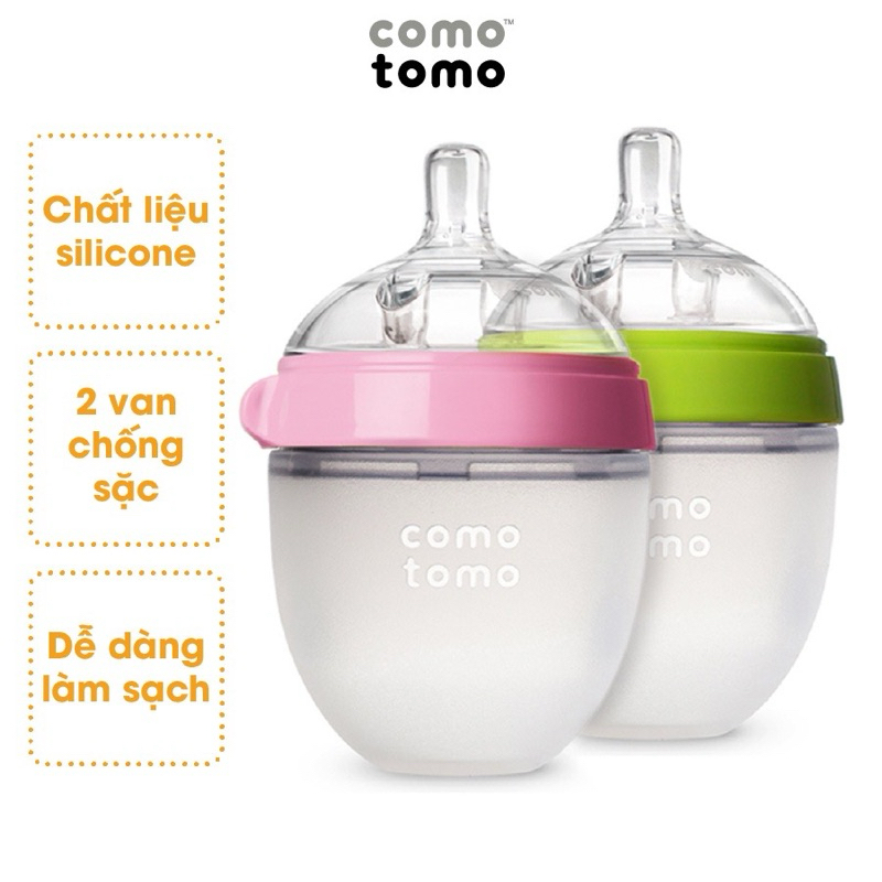 Genuine Comotomo Bottle 150ml - 250ml (sooft Like A Mother'S Nipple ...