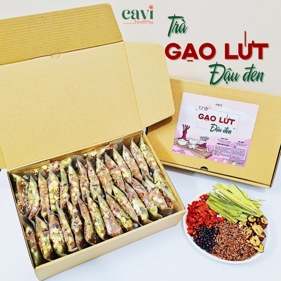 [Box Of 30 Packs] Brown Rice Tea With Four Flavors Black Beans Purify ...