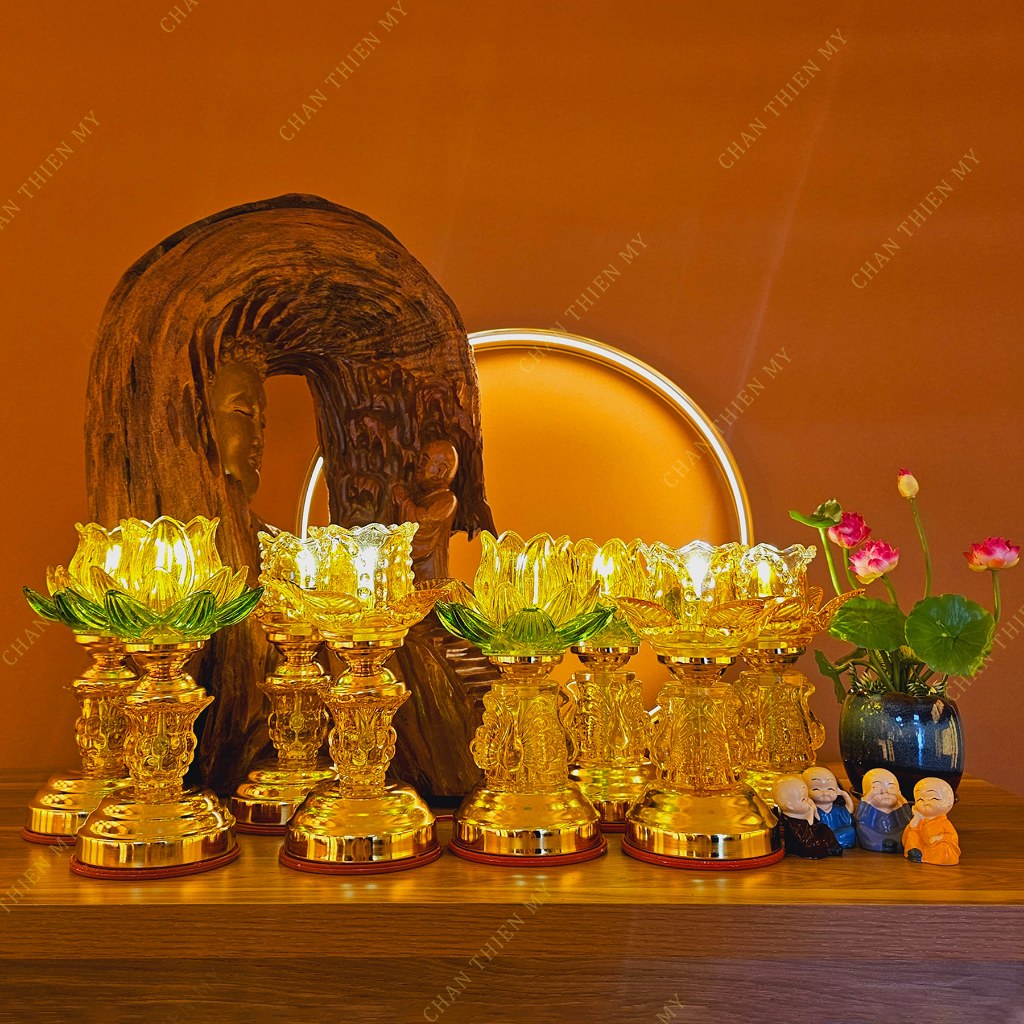 High-end Lotus Lamp With Many Patterns With Super Bright Led Bulbs ...