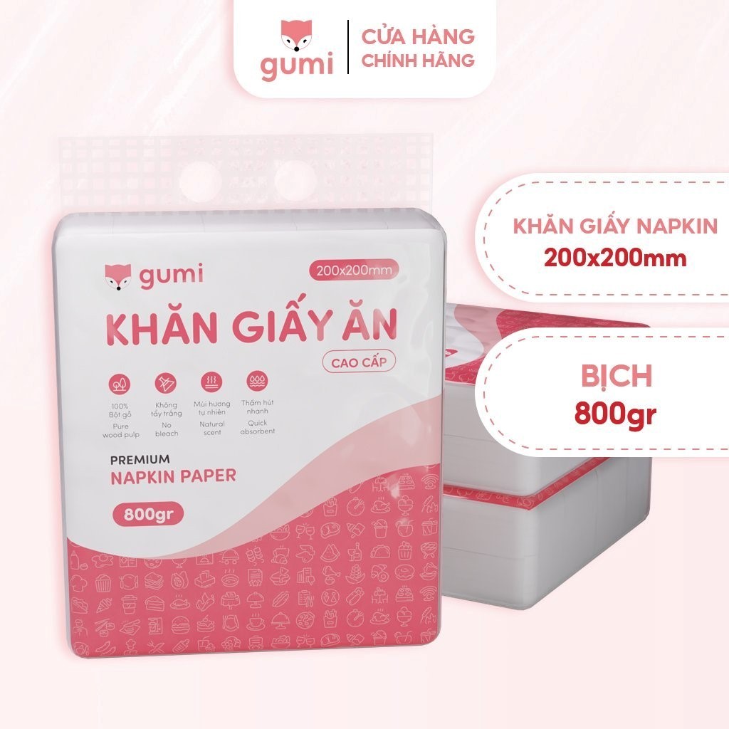 [Super Cheap] Square Tissue - GUMI Dry Tissue Paper Size 20x20cm For ...