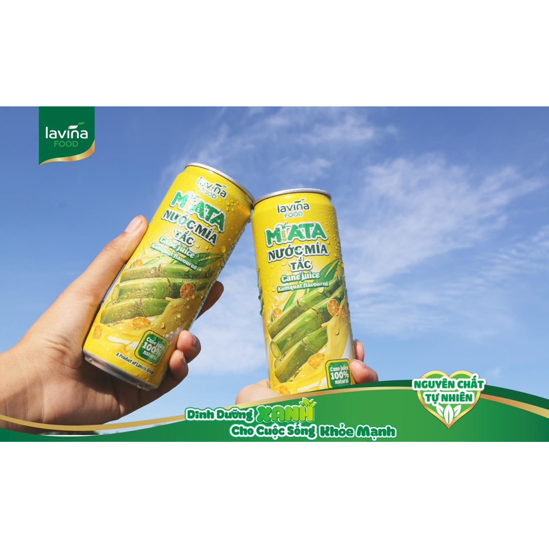 Tray 24 Cans Of Miata Fresh Cane Juice With Kumquat Flavor 320ml ...