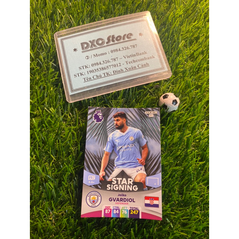 Retail Card - STAR SIGNING - PANINI AXL EPL 2024 - JOSKO GVARDIOL ...