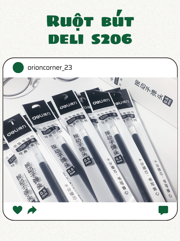 Deli S206 0.5mm gel Pen Holder For A575 Water Ballpoint Pen (After Ink ...