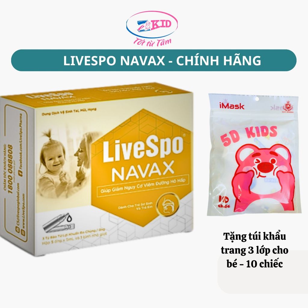 Livespo NAVAX KIDS - Probiotic spore ear/nose/throat drops for children ...