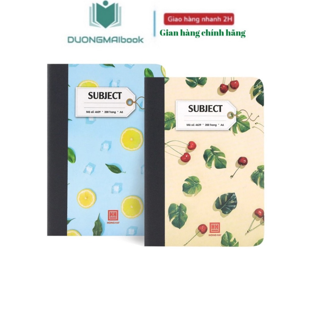 A6 cover notebook 200 pages HH Subject - Code 4629 (Shop random color ...