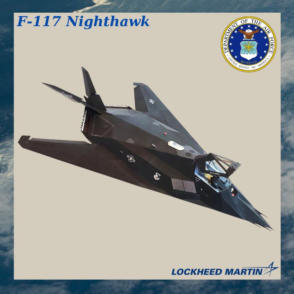Lockheed F-117 Nighthawk Stealth Fighter Paper Model | Shopee Singapore