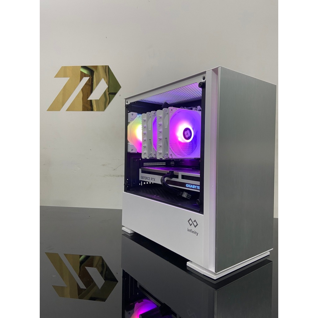 Infinity Eclipse M computer Case - Tempered Glass Case - Micro-ATX ...