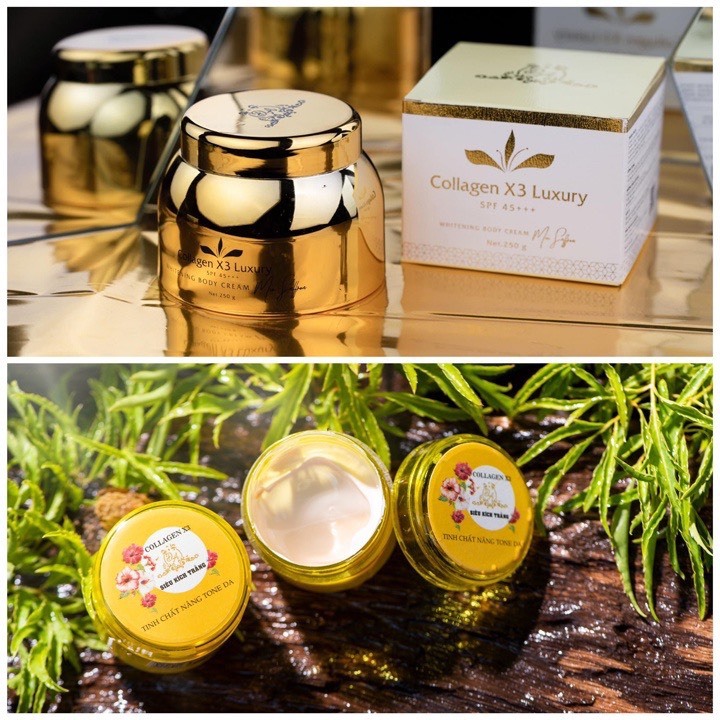 Body Combo + Collagen Whitening Booster X3 Luxury MP Dong Anh Genuine ...