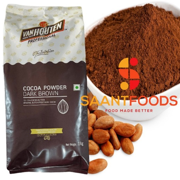 Van Houten Cocoa Powder (Package) - 1KG | Shopee Singapore