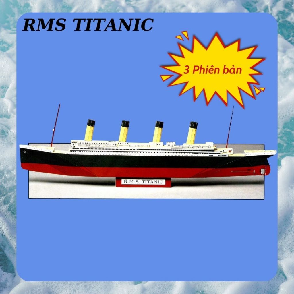 Paper ship model - British passenger ship RMS TITANIC | Shopee Singapore