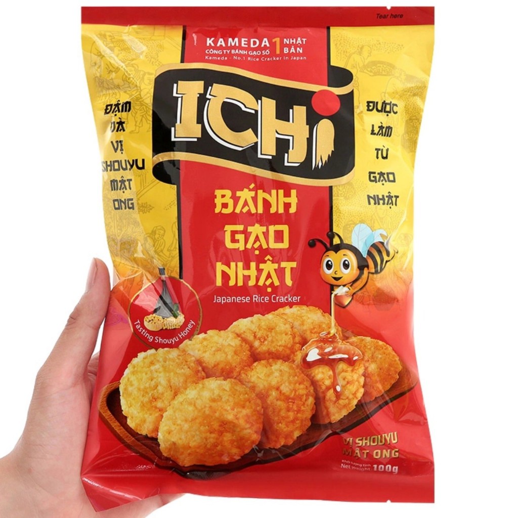 Japanese Rice Cake Ichi Honey Flavor (100g Pack) | Shopee Singapore