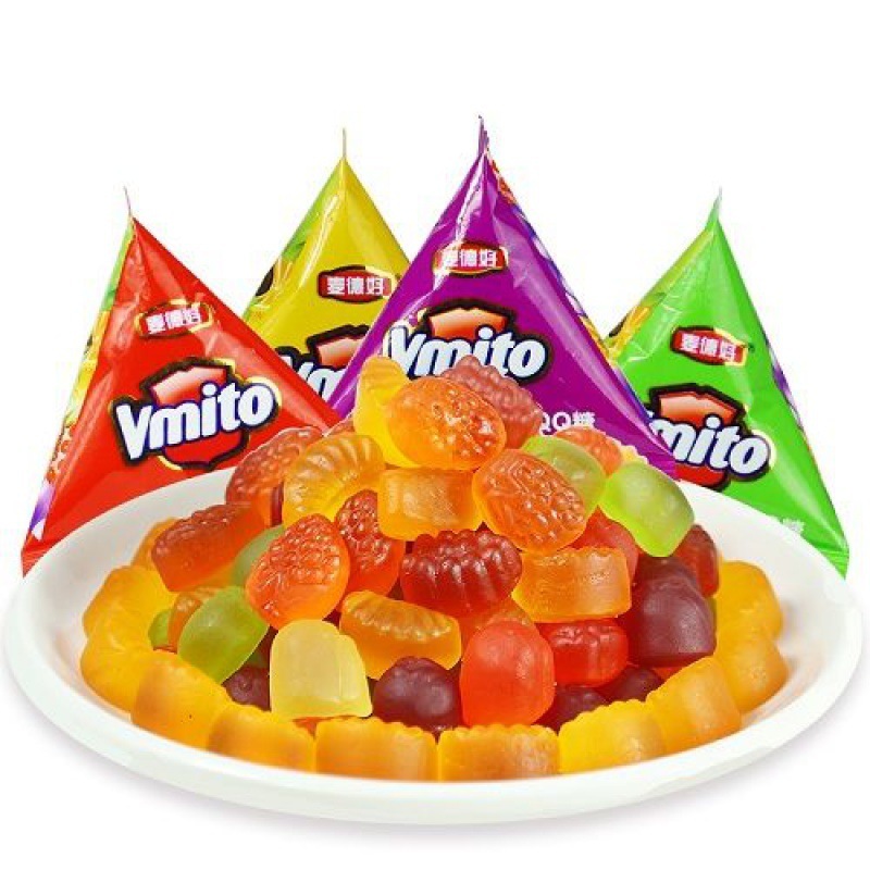 [Delicious Gummy] Combo 500g super delicious triangular fruit gummy ...