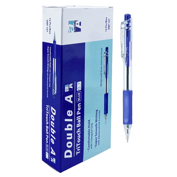Combo 10 Double A Tritouch pens 0.7mm (Green Ink) | Shopee Singapore