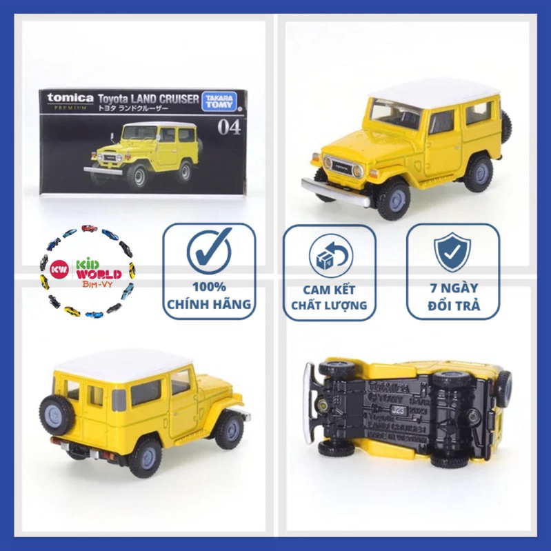 Tomica Box Premium Toyota Land Cruiser Model Car. No.04. Ratio 1: 60 ...