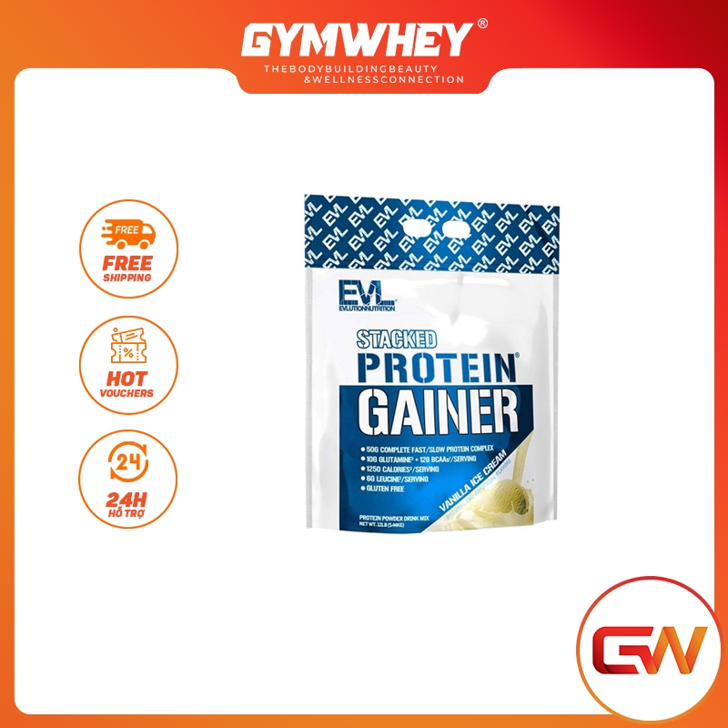 Fast Weight Gain Milk Massage EVL STACK PROTEIN GAINER 12LBS For Thin ...