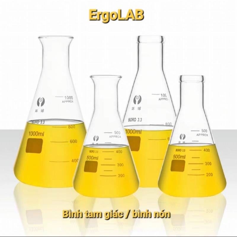 Glass flask 50ml 100ml 250ml 500ml 1000ml 2000ml heat-resistant glass ...