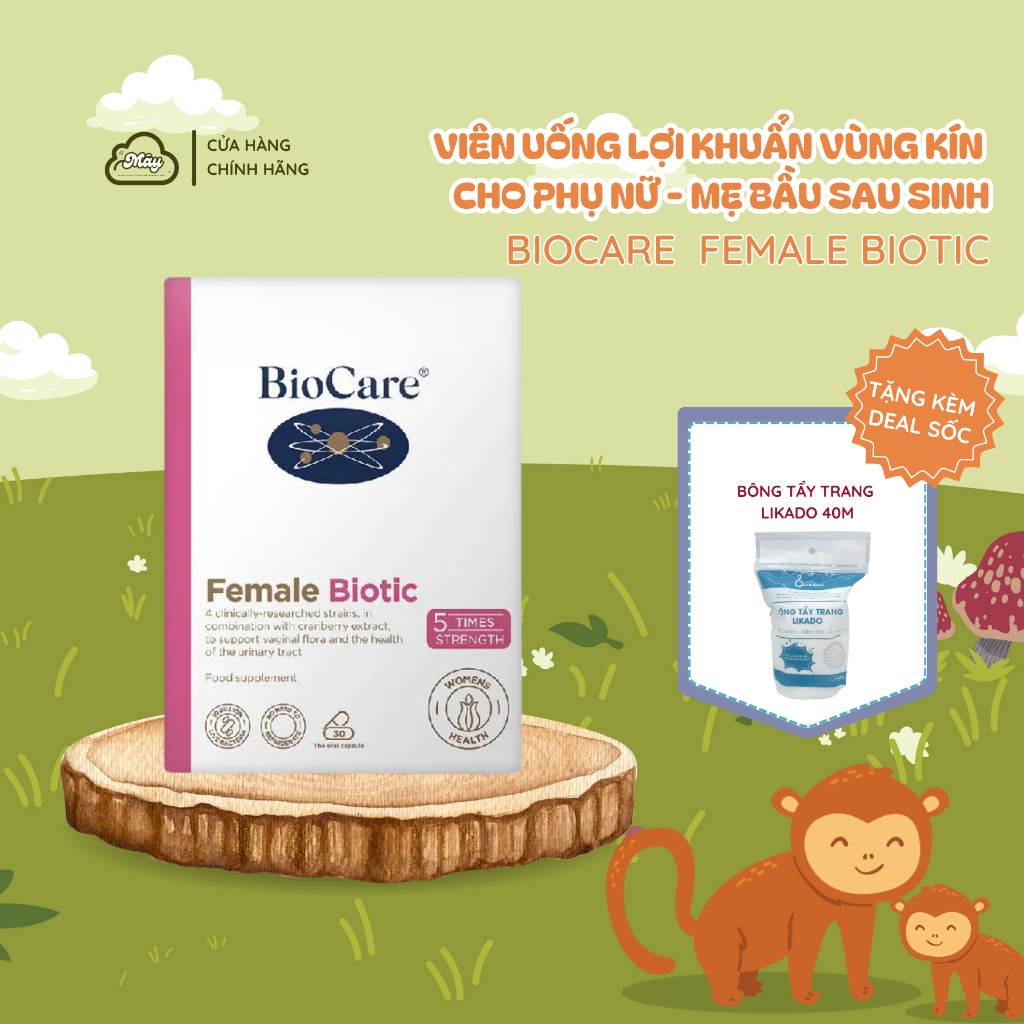 Biocare Female Biotic Female Probiotics Protect The Health Of The ...