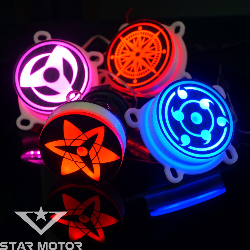 Led Face Rotate Sharingan Mounted Rear Light, Ball Light Slate, Demi ...